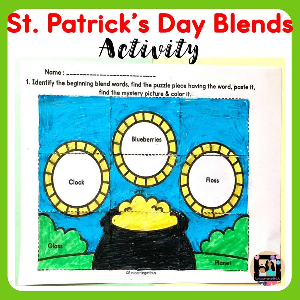 St. Patrick's Day Beginning Blends Activity | Made By Teachers