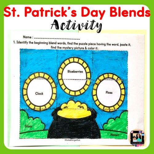 St. Patrick's Day Beginning Blends Activity - Made By Teachers