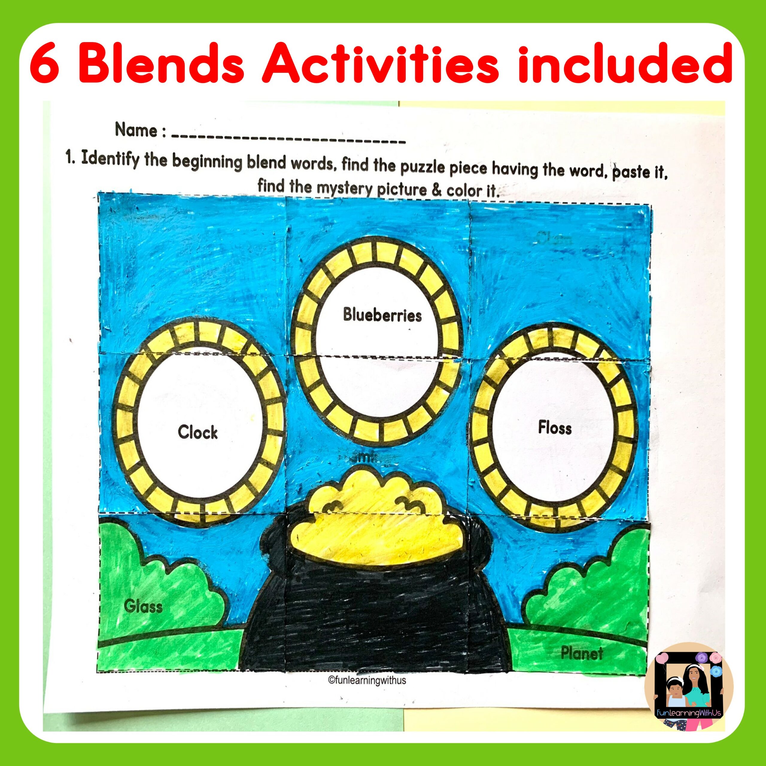 St. Patrick's Day Beginning Blends Activity | Made By Teachers