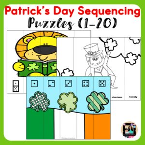 Number Sequencing Puzzle (1-20) St. Patrick's Day - Made By Teachers
