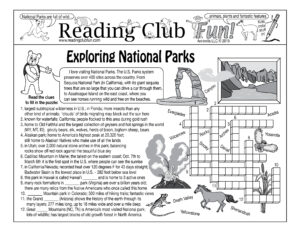 National Parks Printable Puzzle Activity Set - Made By Teachers