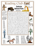 National Parks Printable Puzzle Activity Set - Made By Teachers