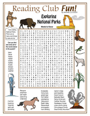 National Parks Printable Puzzle Activity Set - Made By Teachers