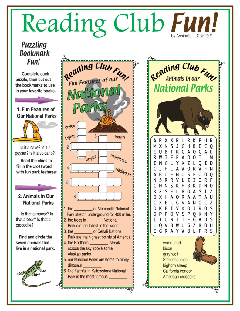 National Parks Printable Puzzle Activity Set - Made By Teachers