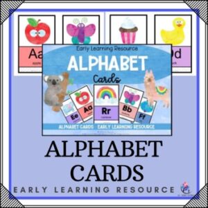 Alphabet Watercolor Flash Cards - Made By Teachers
