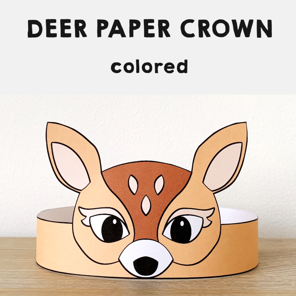 Woodland Animals Paper Crowns Costume Craft | Made By Teachers