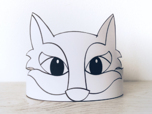 Wolf Paper Crowns Printable Coloring Craft - Made By Teachers