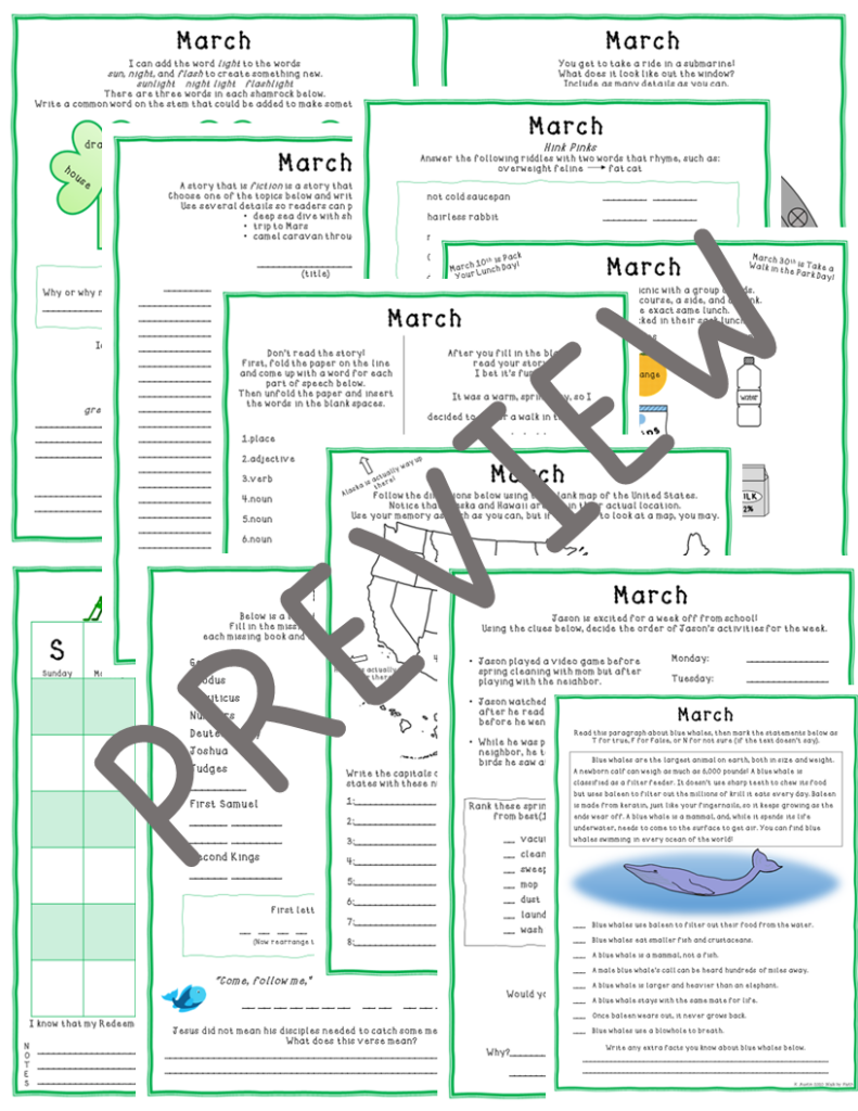 March Activity Pack | Made By Teachers