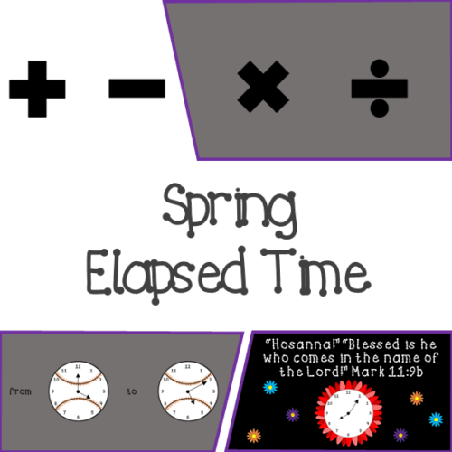 Spring Elapsed Time - Made By Teachers