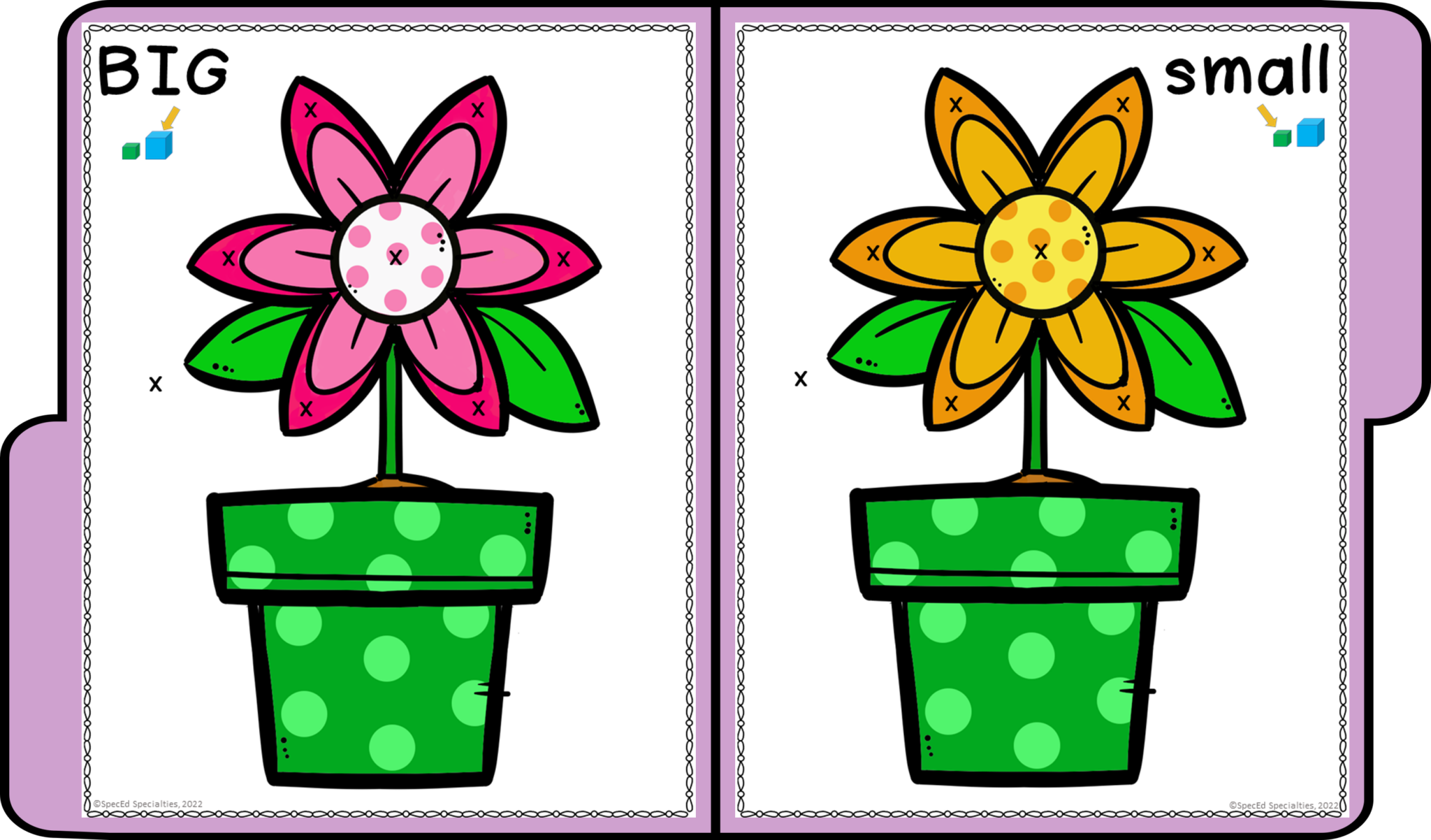 May Flowers and Bugs File Folders | Made By Teachers