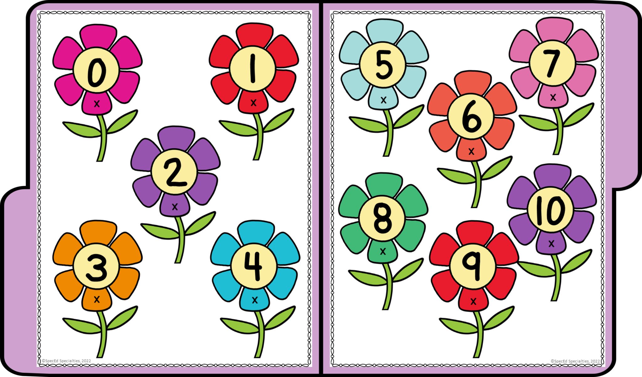 May Flowers and Bugs File Folders | Made By Teachers