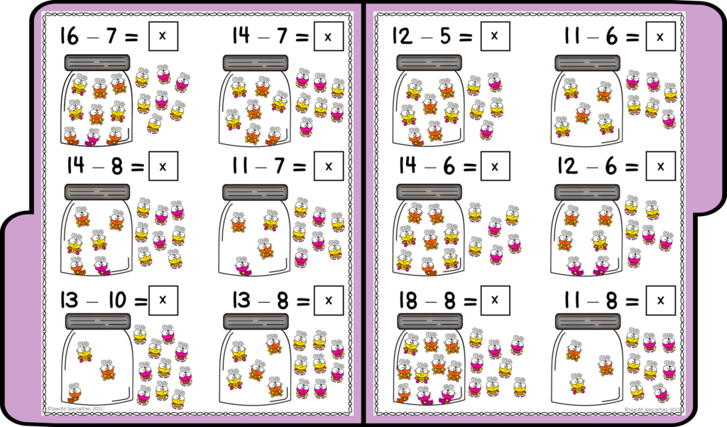 May Flowers and Bugs File Folders - Made By Teachers