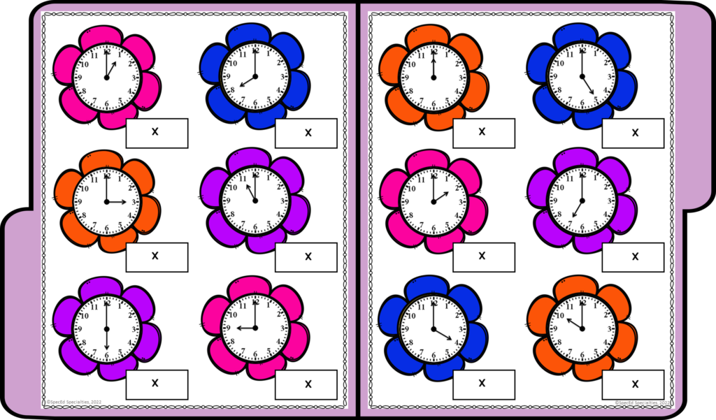 May Flowers and Bugs File Folders - Made By Teachers