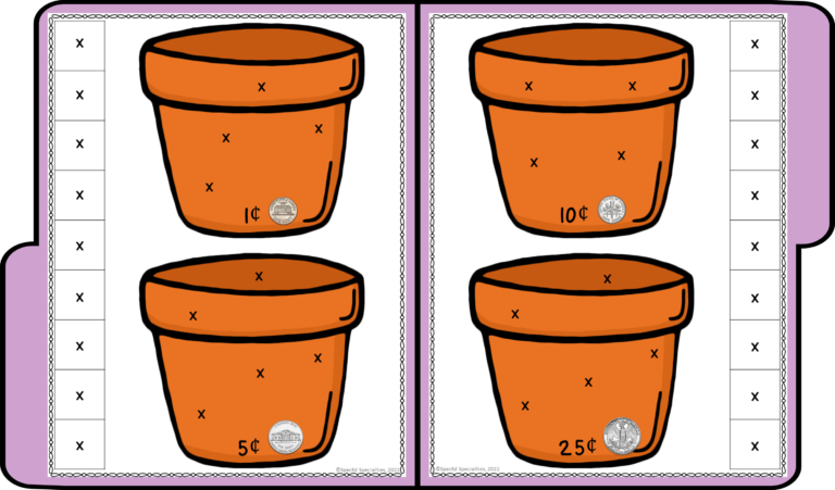 May Flowers and Bugs File Folders | Made By Teachers