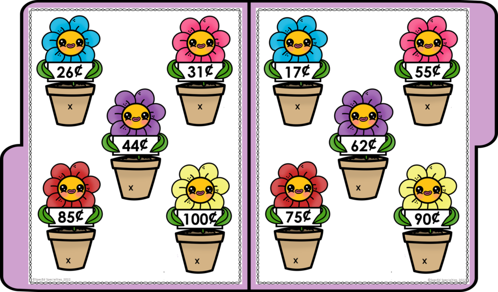 May Flowers and Bugs File Folders - Made By Teachers