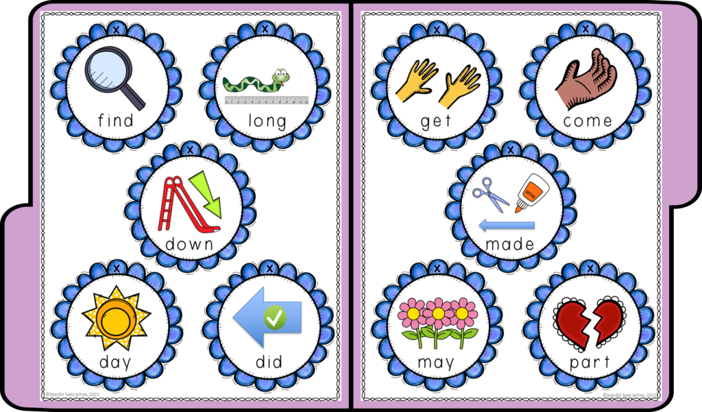 May Flowers and Bugs File Folders - Made By Teachers