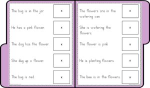 May Flowers and Bugs File Folders - Made By Teachers