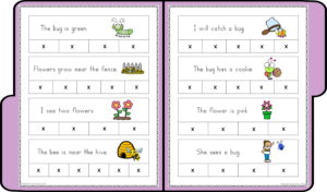 May Flowers and Bugs File Folders - Made By Teachers