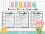 Number Worksheets (Spring) - Made By Teachers