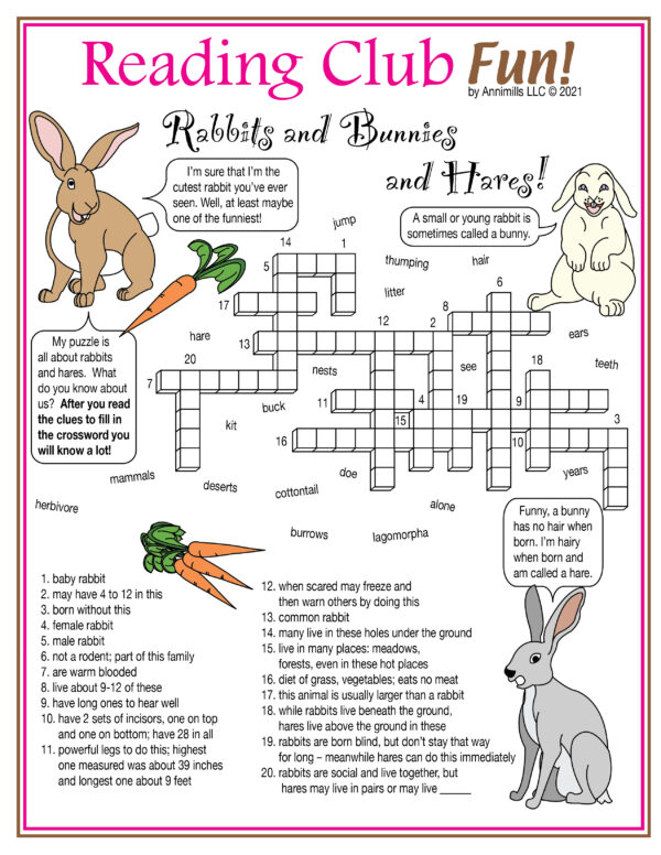Rabbits, Bunnies, and Hares (Easter) Printable | Made By Teachers