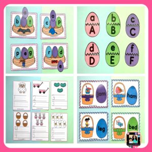 Easter Literacy & Math Centers for Pre-K & Kinders - Made By Teachers