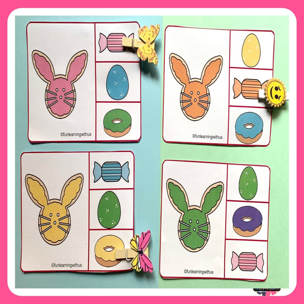 Easter Color & Shapes Centers for Preschool, Pre-K - Made By Teachers