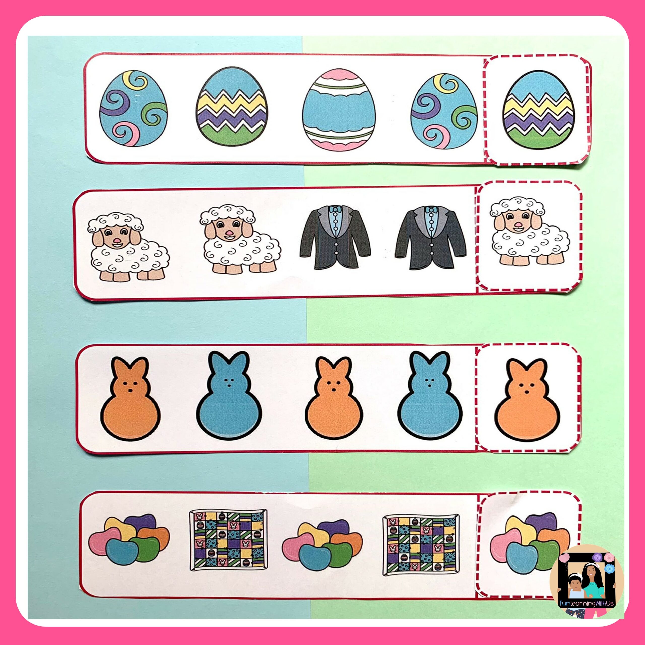 Easter Color & Shapes Centers for Preschool, Pre-K | Made By Teachers