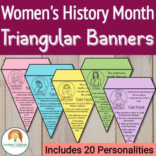 Womens History Month Bulletin Board Banners - Made By Teachers