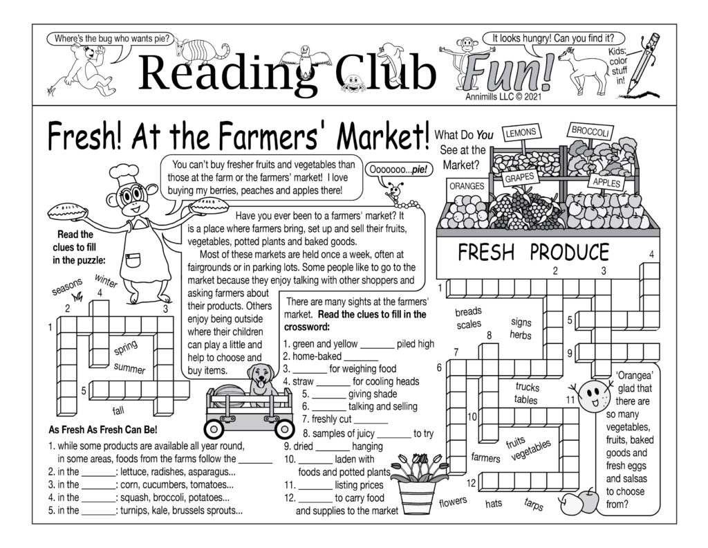 Farmers Market Printable Activity Set | Made By Teachers
