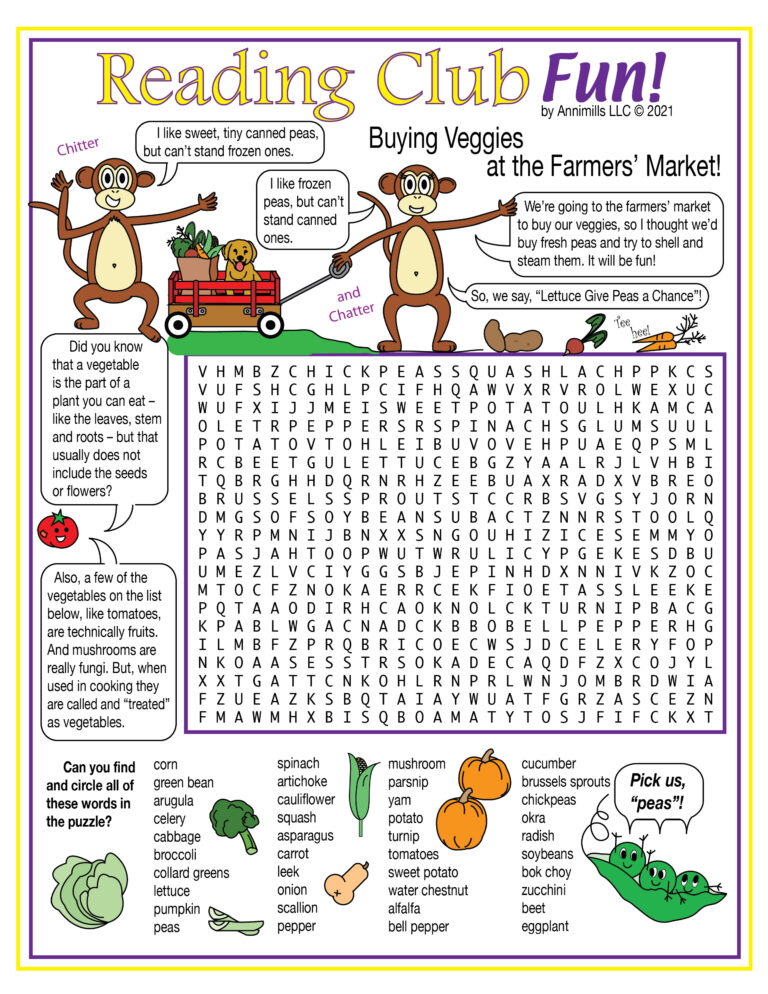 Farmers Market Printable Activity Set - Made By Teachers