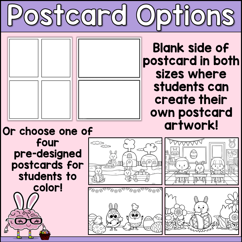 Postcards for Pals: Easter Themed Writing Center | Made By Teachers