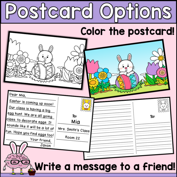 Postcards for Pals: Easter Themed Writing Center | Made By Teachers