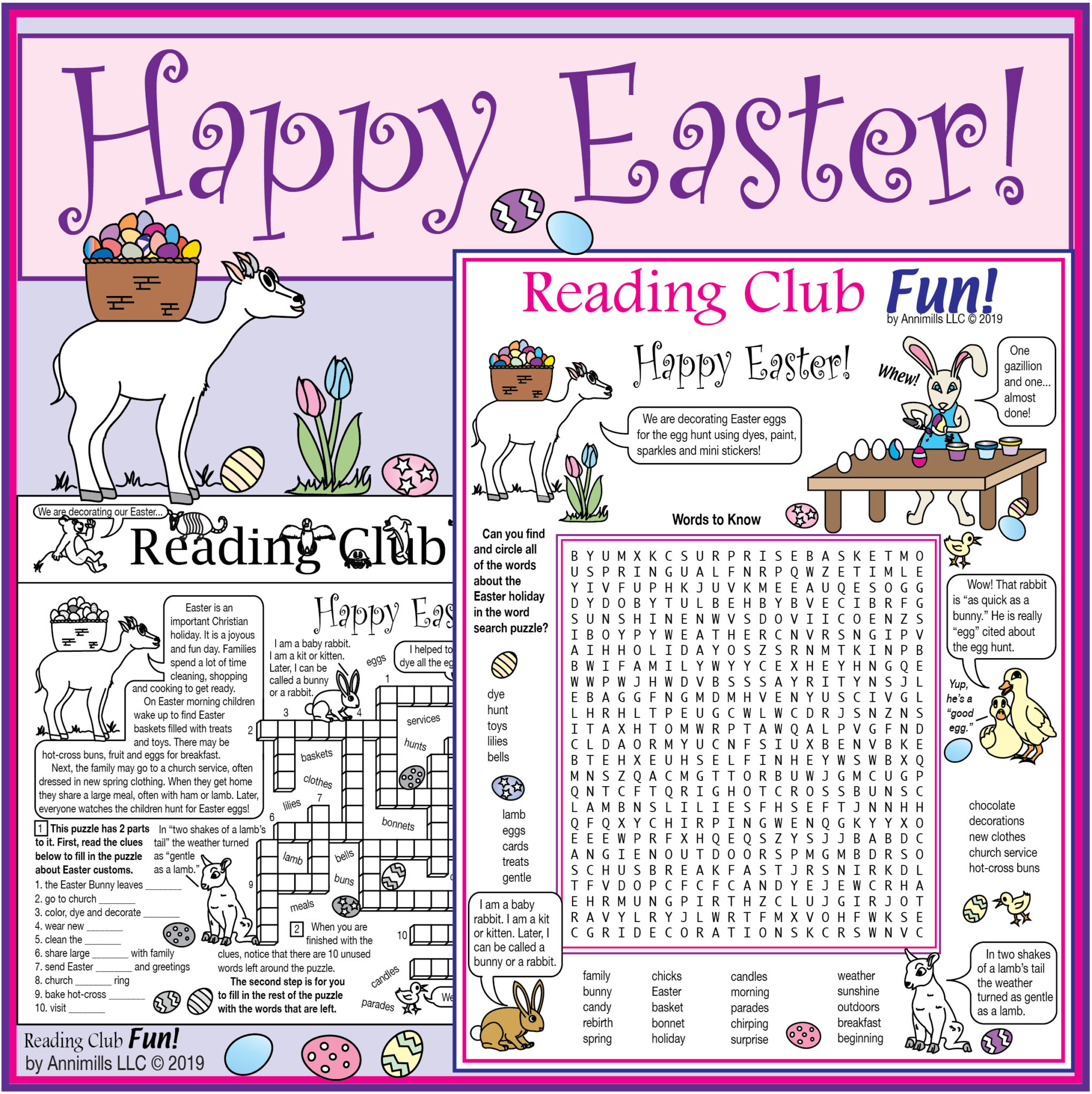 Easter Printable Puzzle Bundle – Traditions, More - Made By Teachers