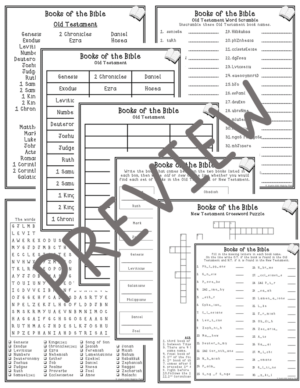 Books of the Bible Activities - Made By Teachers