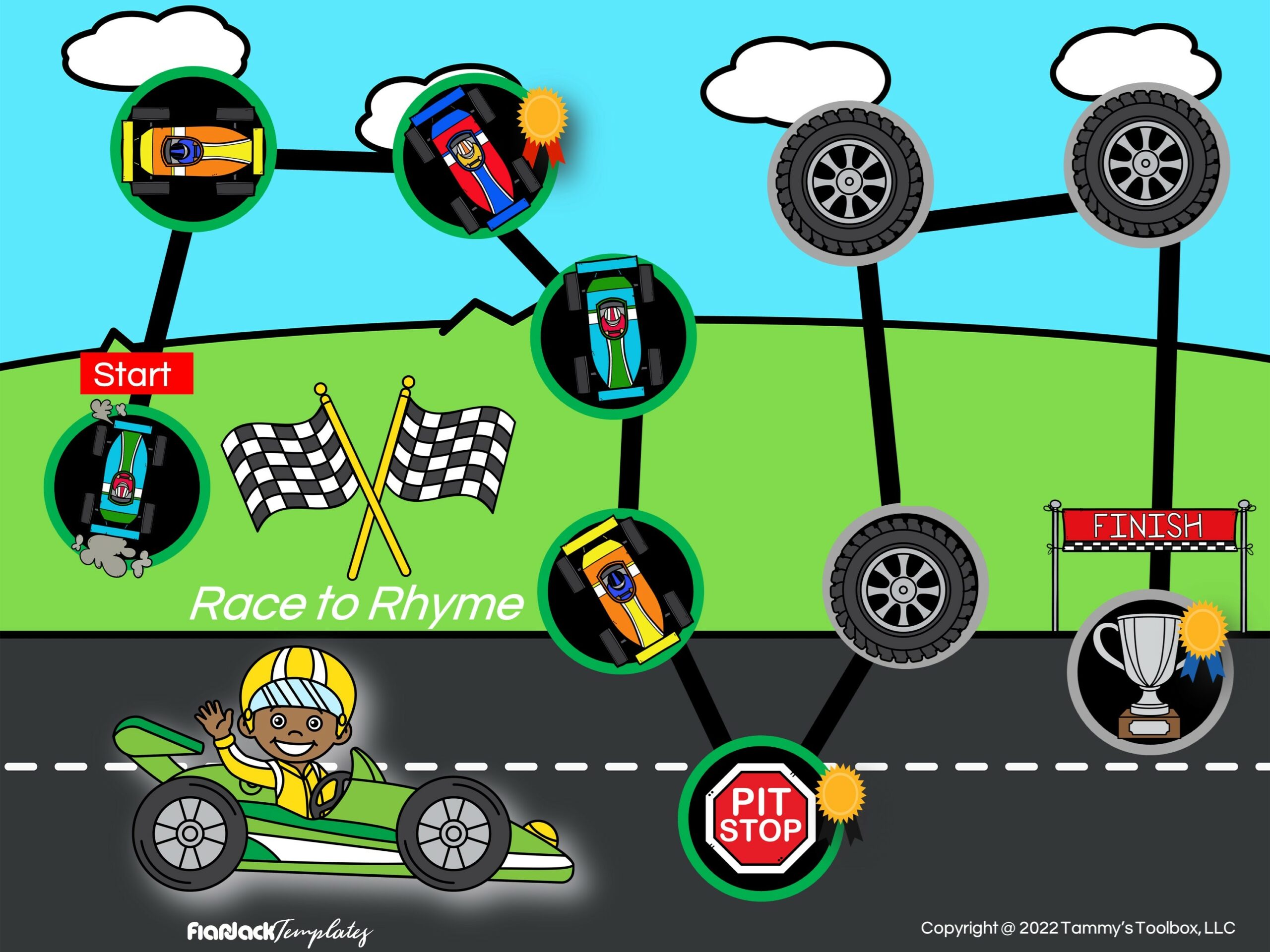 Digital Rhyming Words with Decodable Poems Game - Made By Teachers