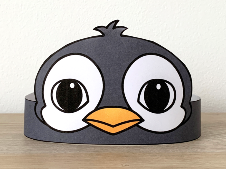 Penguin Paper Crown Printable Costume Craft | Made By Teachers