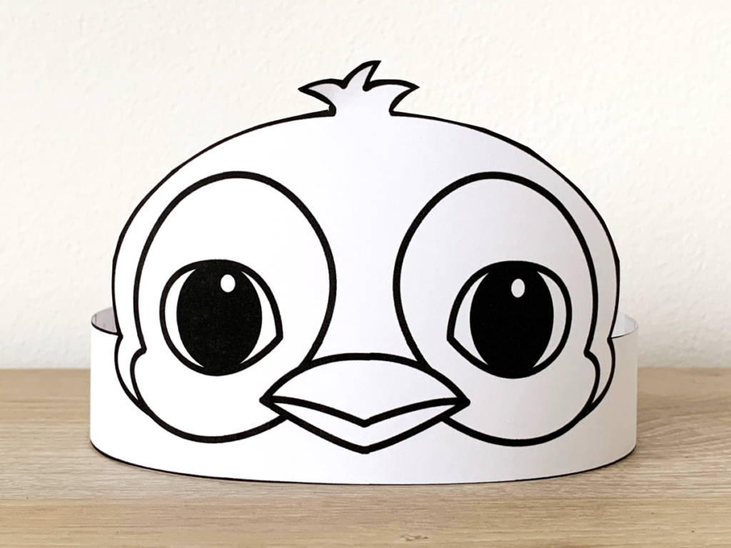 Penguin Paper Crowns Printable Coloring Craft | Made By Teachers