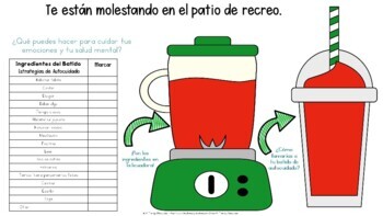 SPANISH VERSION - Self Care Smoothie | Made By Teachers