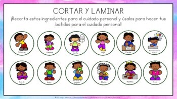 SPANISH VERSION - Self Care Smoothie | Made By Teachers