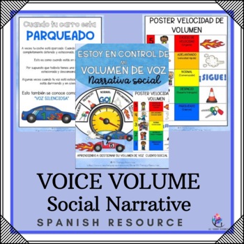 SPANISH VERSION - Voice Volume Control Story Poster | Made By Teachers
