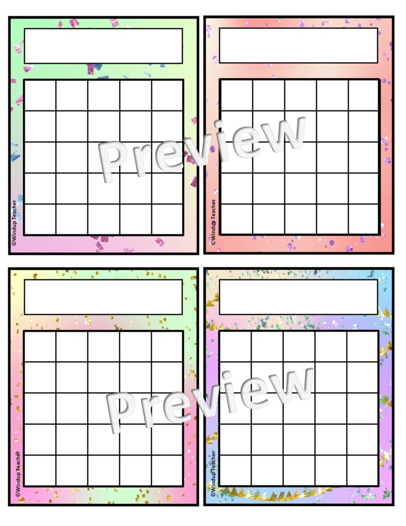 Pastel Glitter Classic Sticker Charts | Made By Teachers