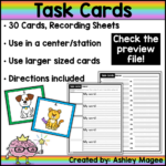 CVC Scoot! Short o Edition - Scoot, Write the Room or Task Cards Center ...