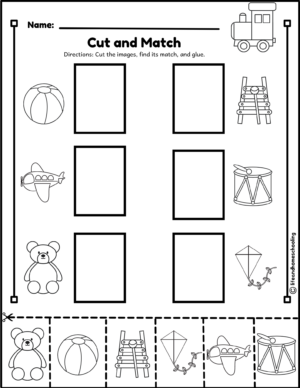 Matching Printable Activity - Made By Teachers
