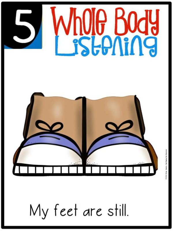 Whole Body Listening Posters | Made By Teachers