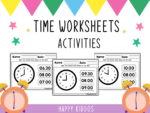 Time Worksheets Activities Set 2 - Made By Teachers