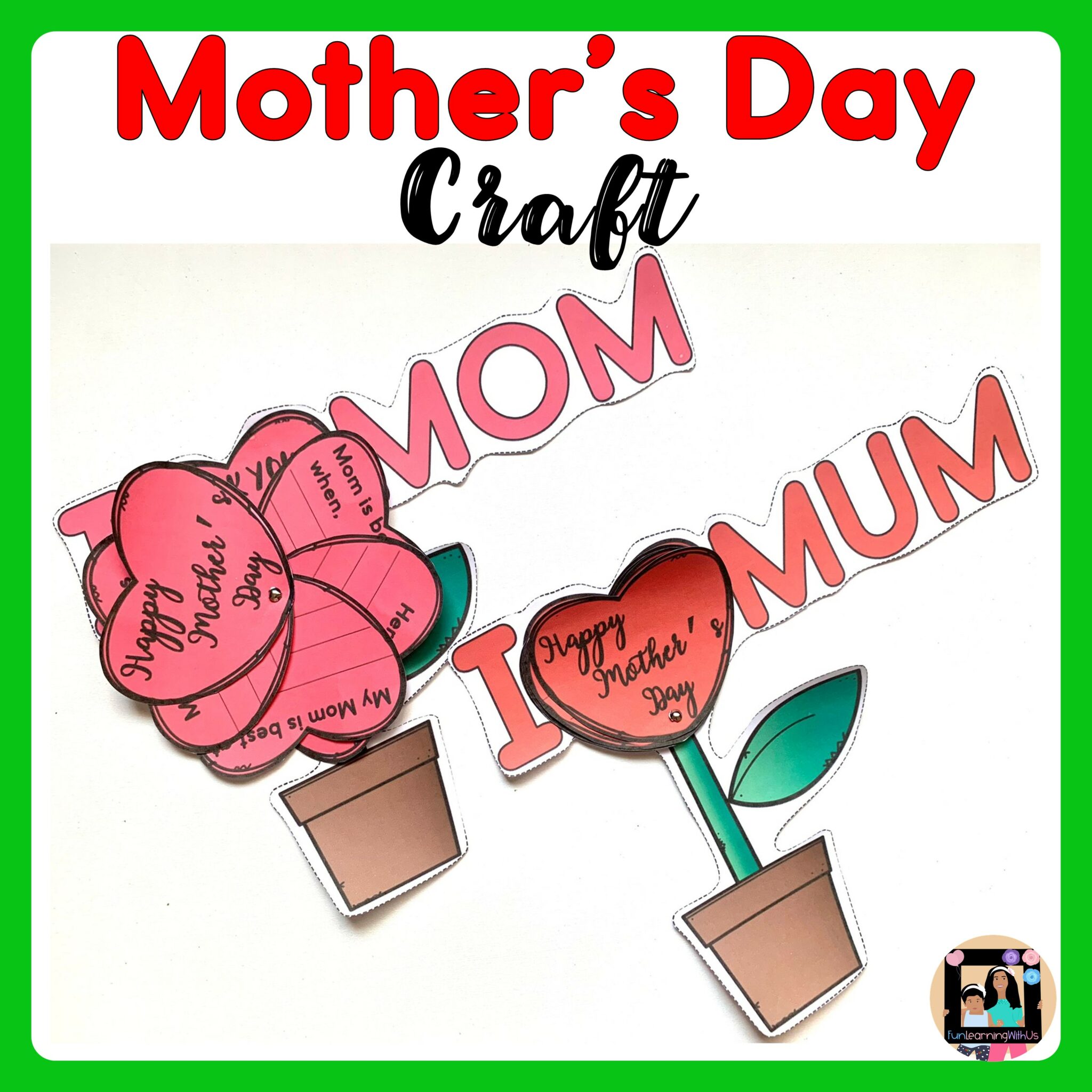 Mothers Day Flower Pot Craft | Flower Craft | Made By Teachers