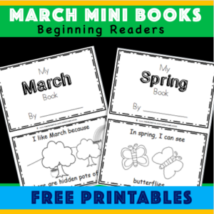 March Mini Books Freebie - Made By Teachers