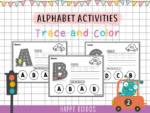 Alphabet Trace and Color Set 4 - Made By Teachers