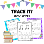 Trace it!- Music Notes - Made By Teachers