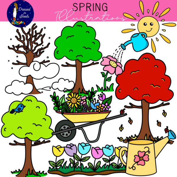 Spring Clip Art - Made By Teachers